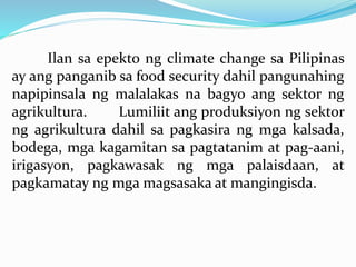 7 pangkapaligiran 3 climate change | PPTX