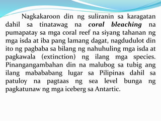 7 pangkapaligiran 3 climate change | PPTX
