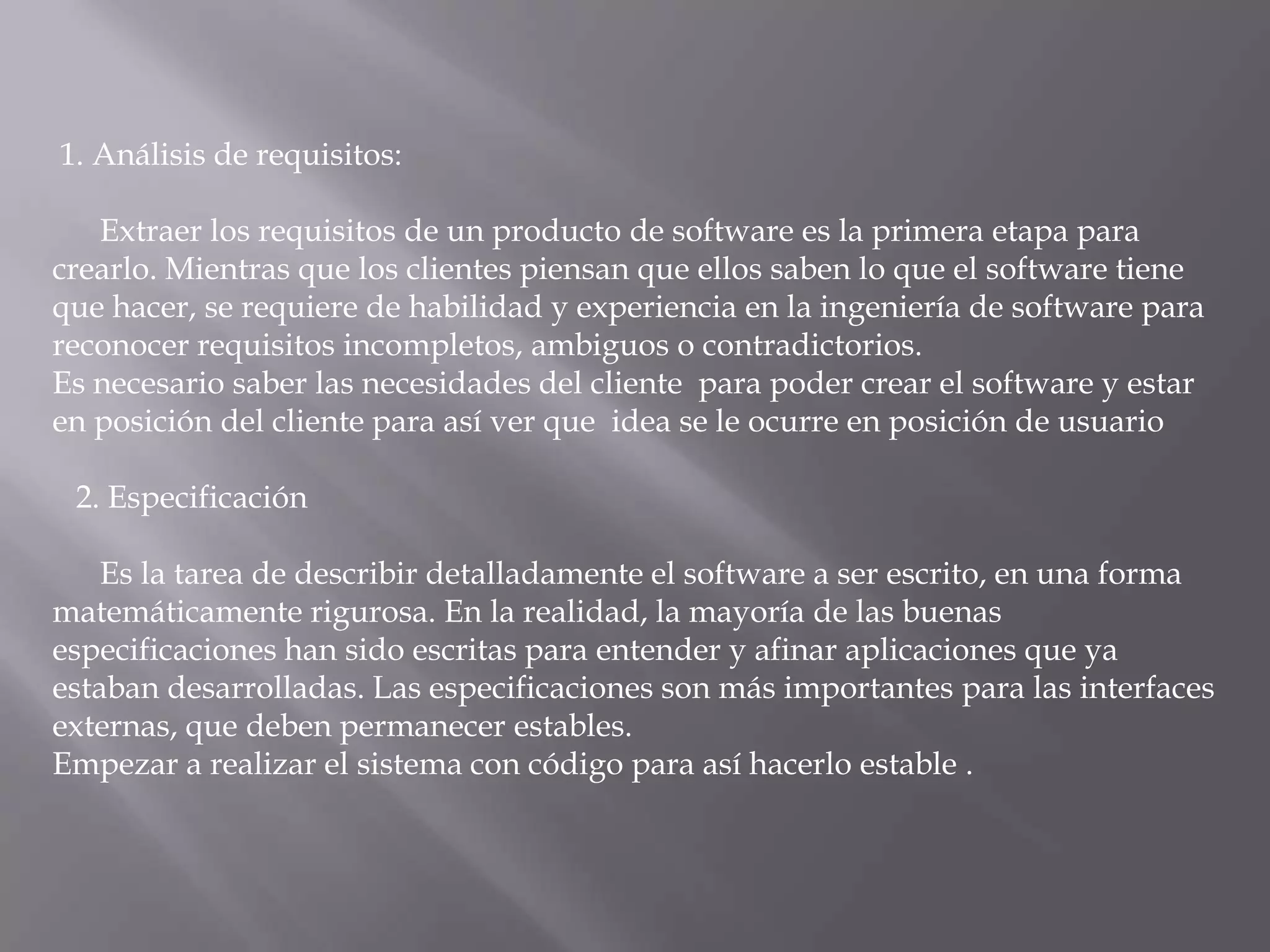7 pasos para desarrollar un software | PPTX