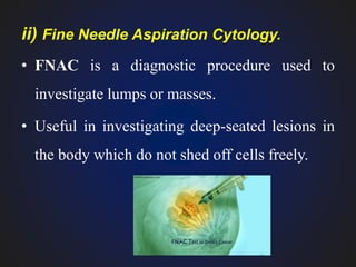 pathologic diagnosis of cancer | PPTX