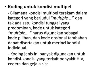 (7) pedoman koding morbiditas | PPTX