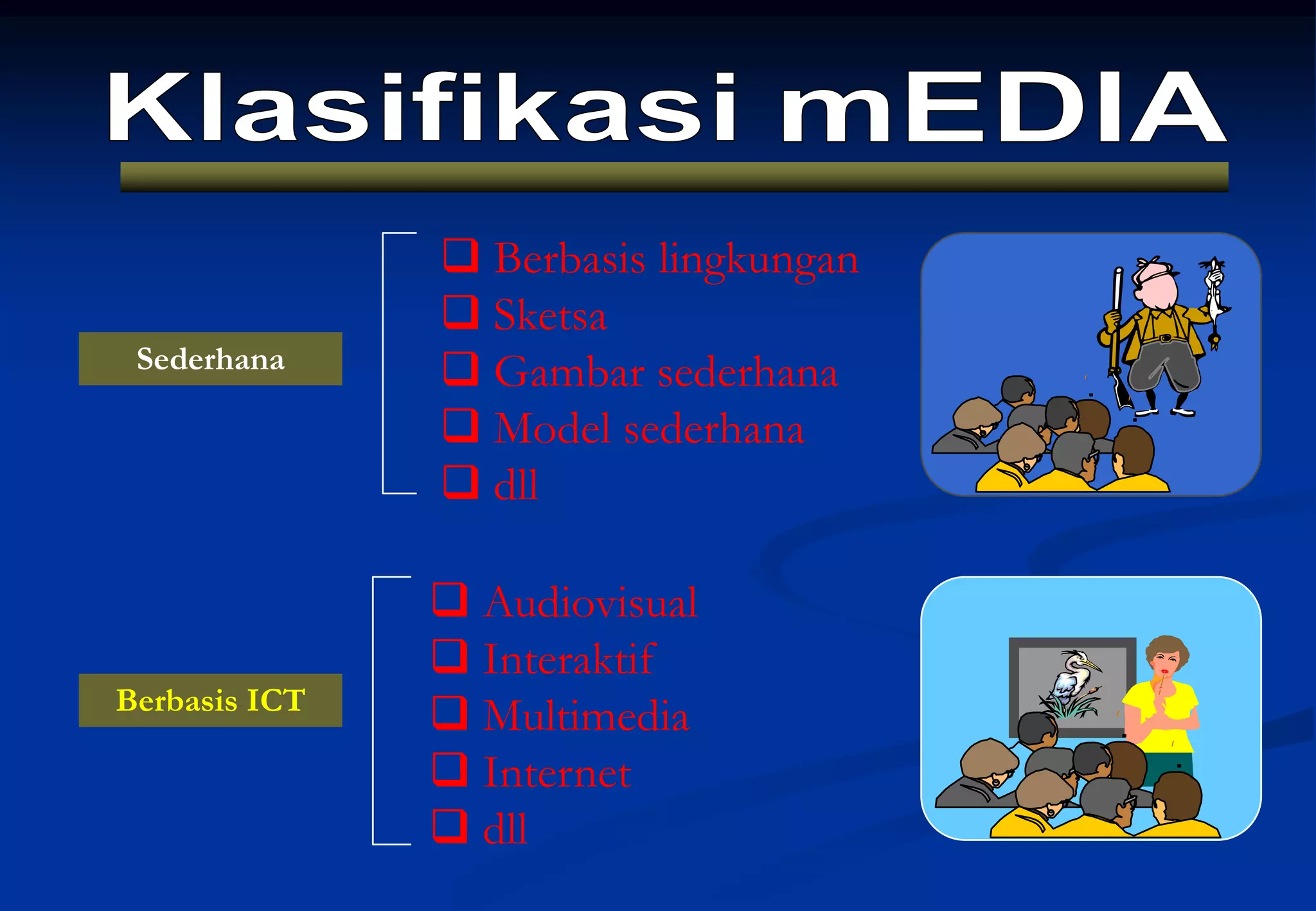 7 pembagian dan macam macam media pendidikan | PPTX