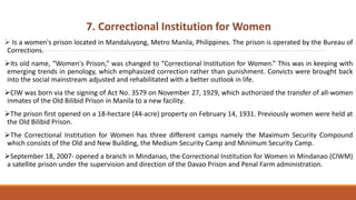 7 Penal Institutions under Bureau of Corrections (BUCOR).pptx