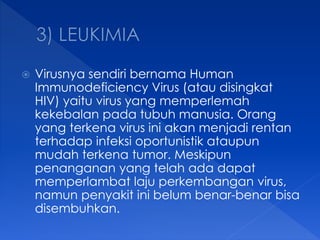 7 penyakit yang sangat berbahaya di dunia | PPT