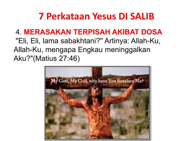 7 perkataan yesus | PPT