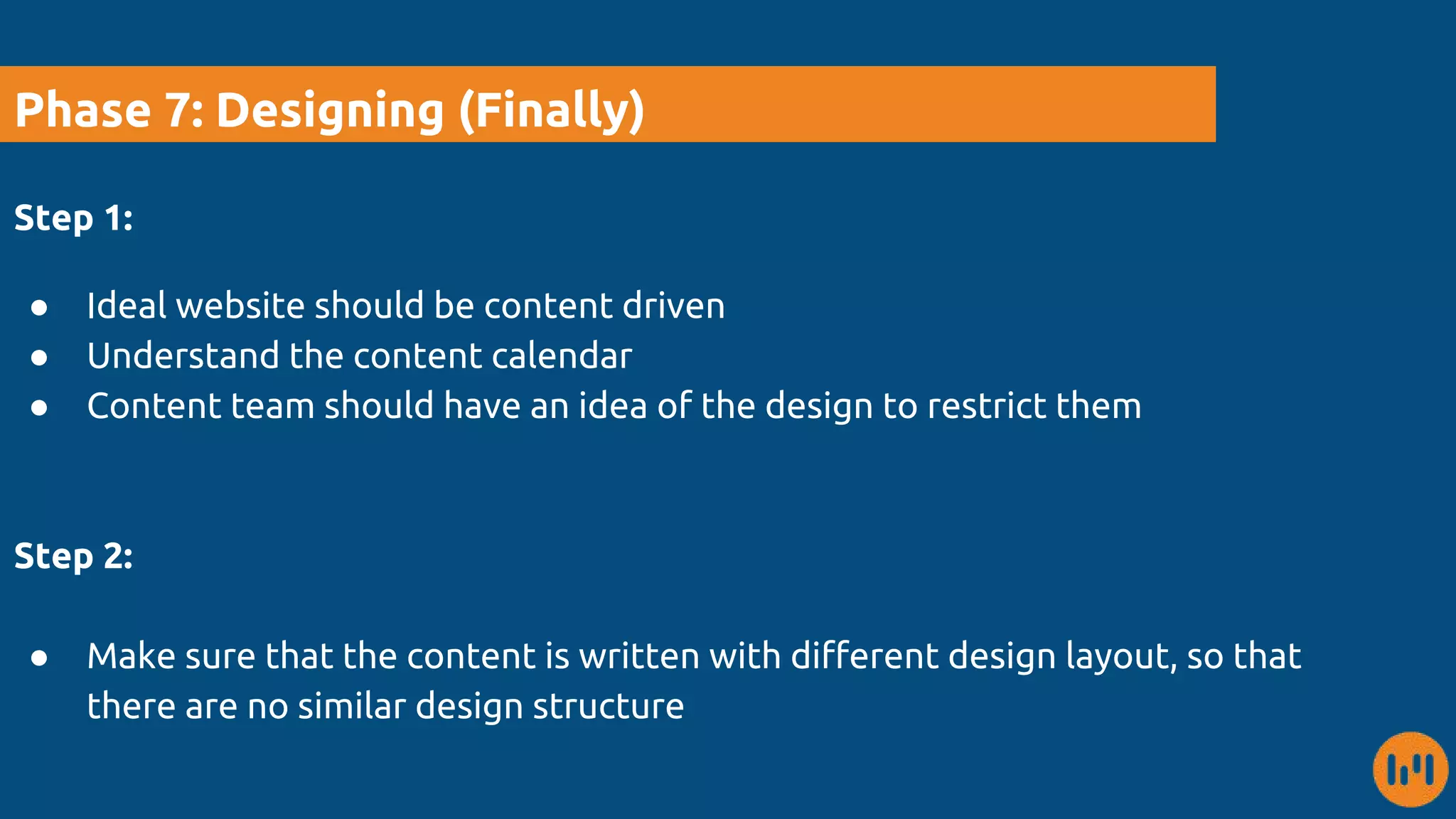 7 Phases of Web Design Process | PPT