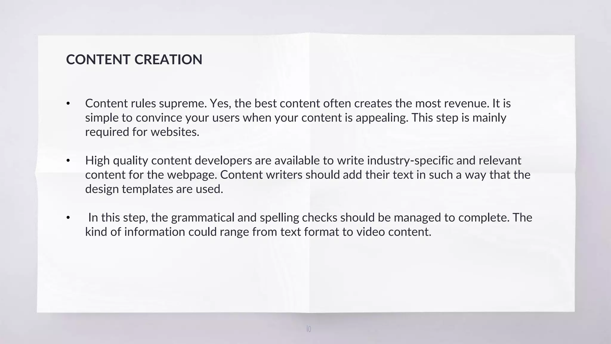 7 phases of web development. | PPTX