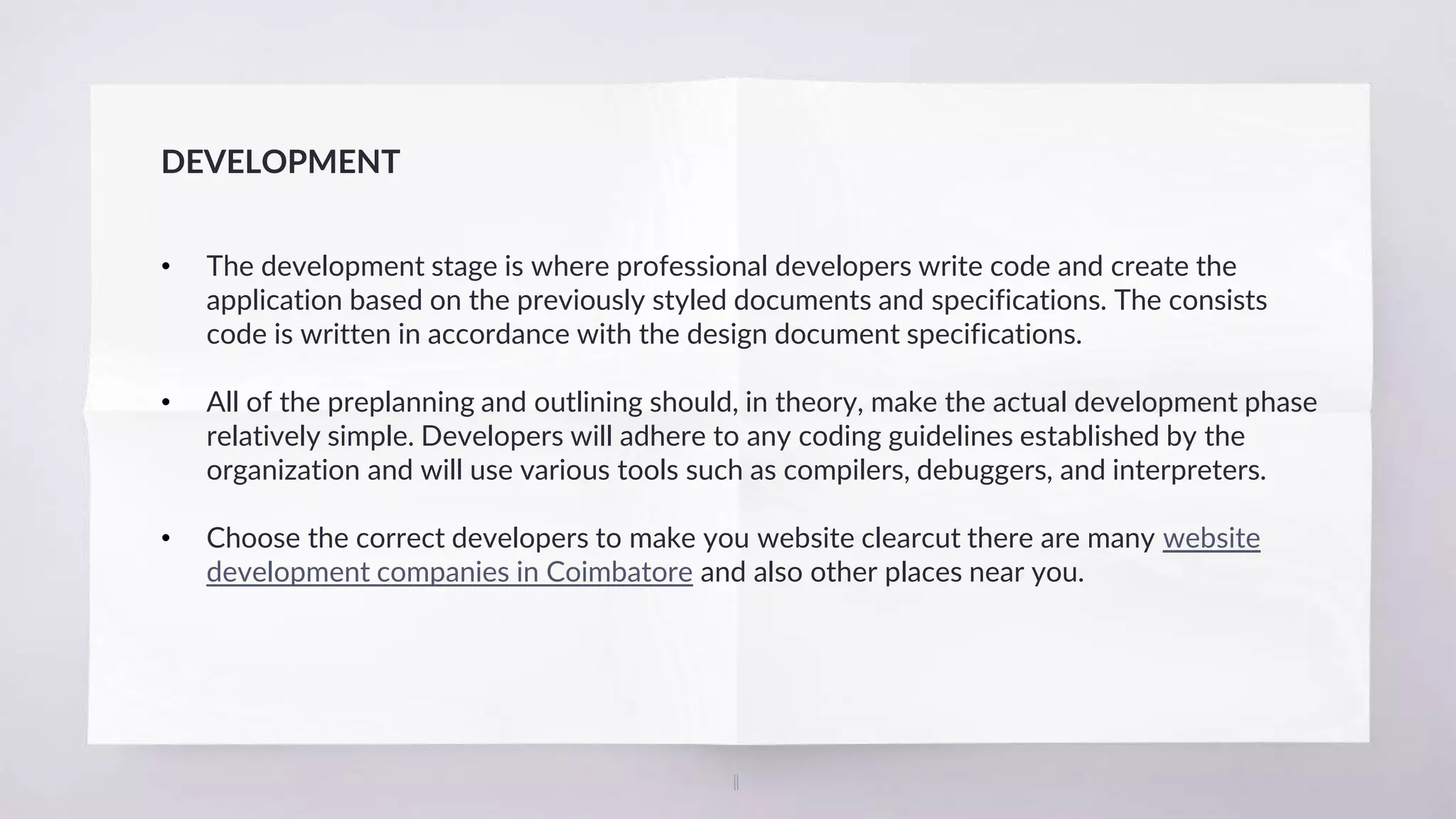 7 phases of web development. | PPTX