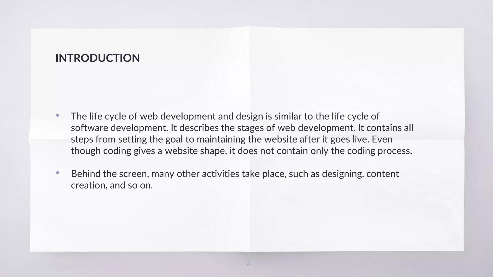 7 phases of web development. | PPTX