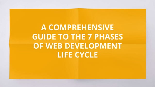 7 phases of web development. | PPTX