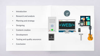 7 phases of web development. | PPTX