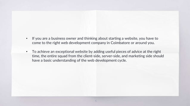 7 phases of web development. | PPTX