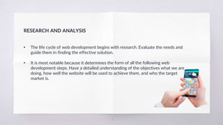 7 phases of web development. | PPTX