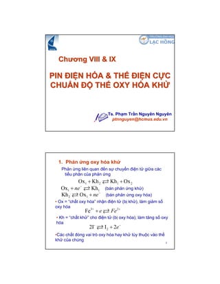 Pin dien hoa va the dien cuc | PDF