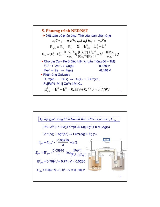 Pin dien hoa va the dien cuc | PDF