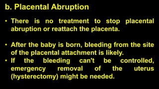 Antepartum Hemorrhage (APH) | PPTX