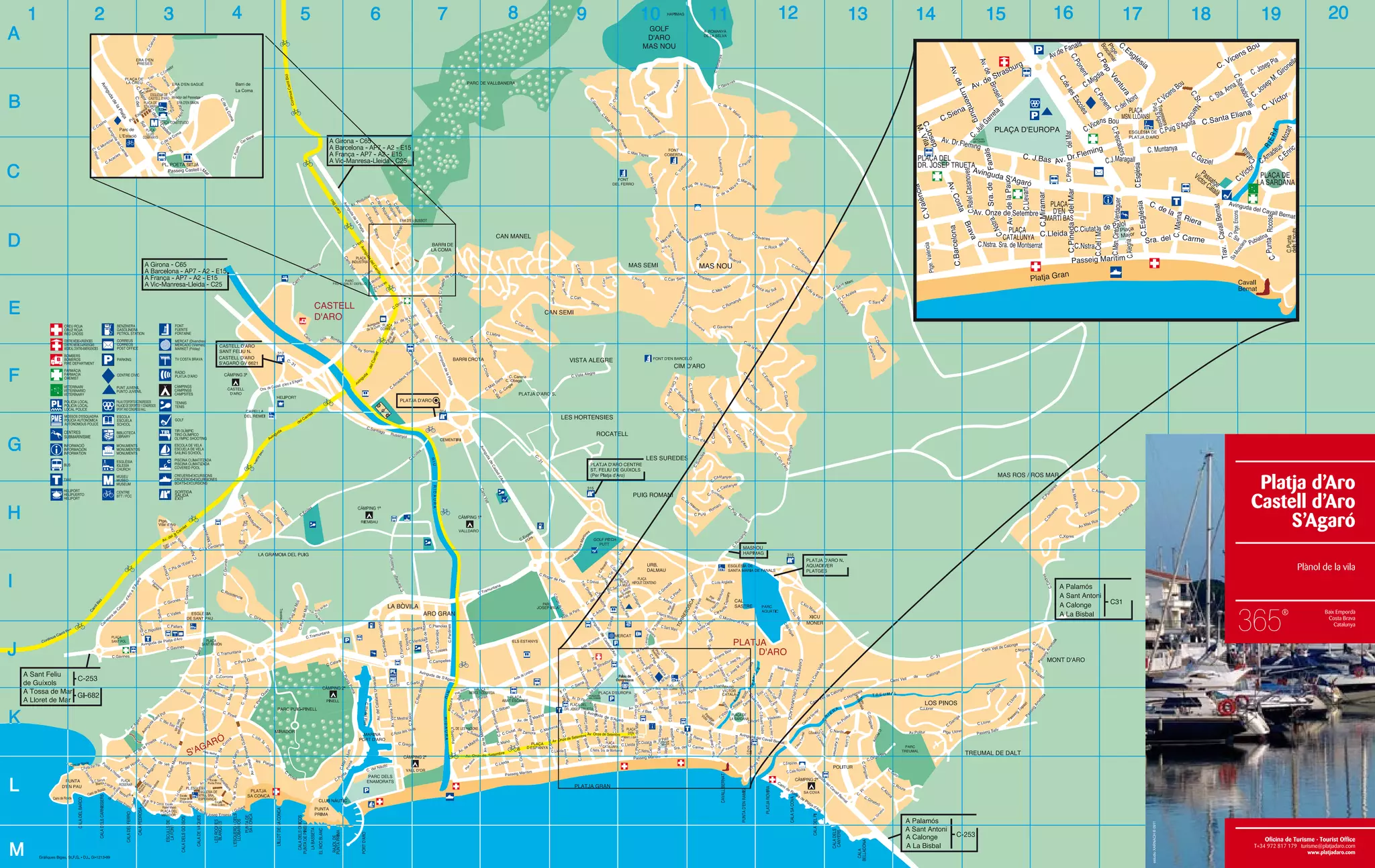 PLANO CALLEJERO - MAP STREETS PLATJA DE ARO | PDF