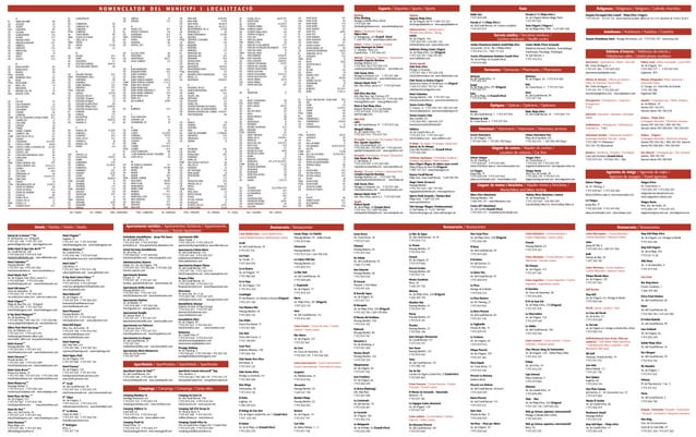 PLANO CALLEJERO - MAP STREETS PLATJA DE ARO | PPT