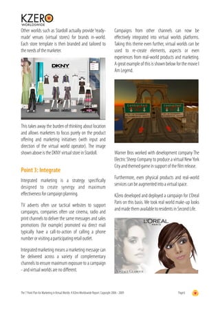 The 7 Point Plan for Marketing in Virtual Worlds | PDF | Internet | Computing