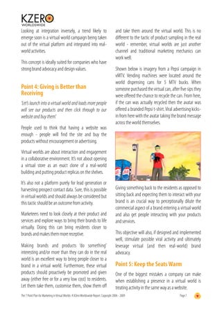 The 7 Point Plan for Marketing in Virtual Worlds | PDF | Internet | Computing