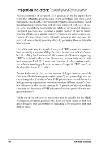 Population Indicators Handout | PDF