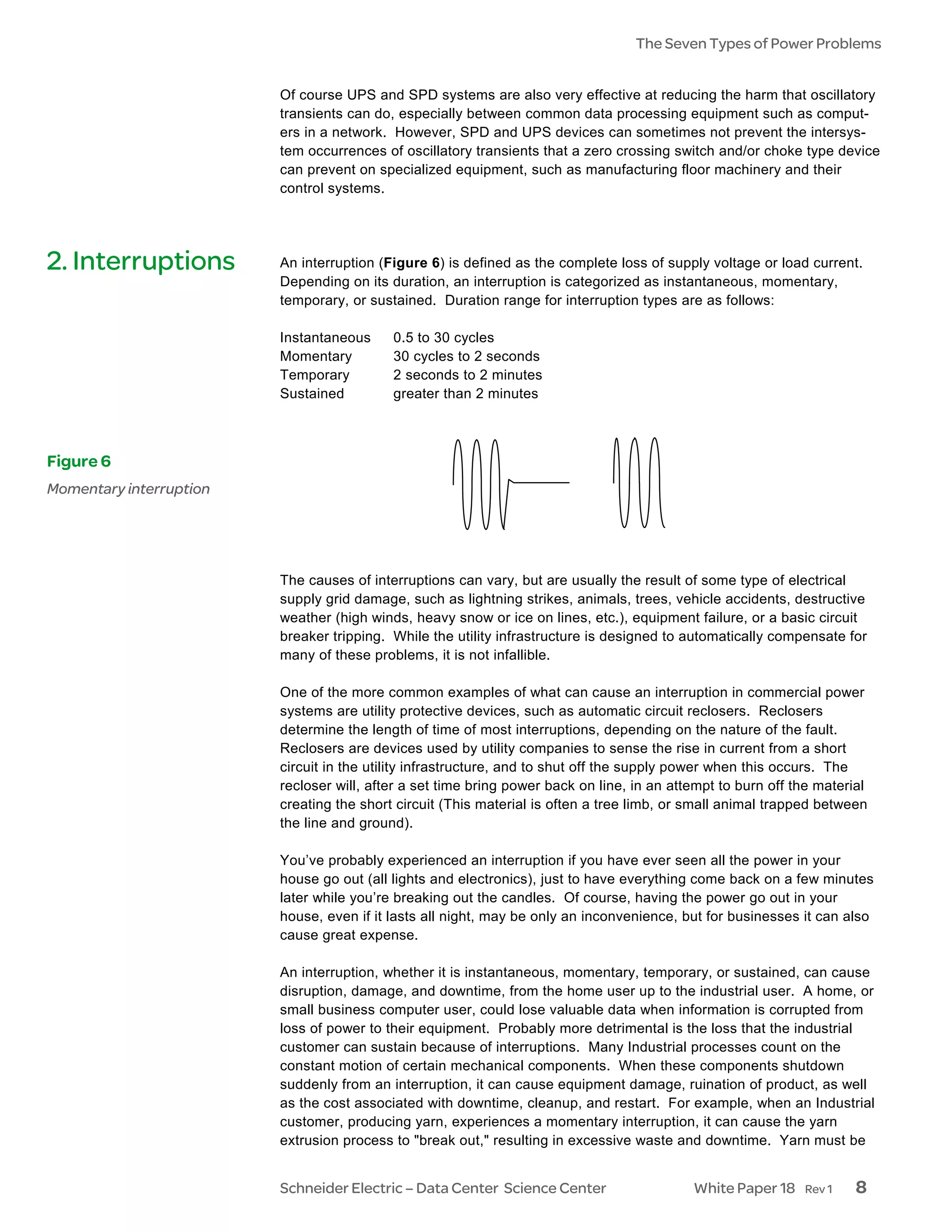 The 7 types of Power Problems | PDF