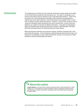 The 7 types of Power Problems | PDF