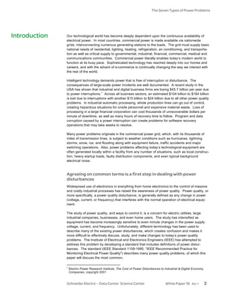 The 7 types of Power Problems | PDF