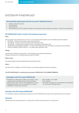 PP-R INSTAPLAST CATALOGUE | PDF