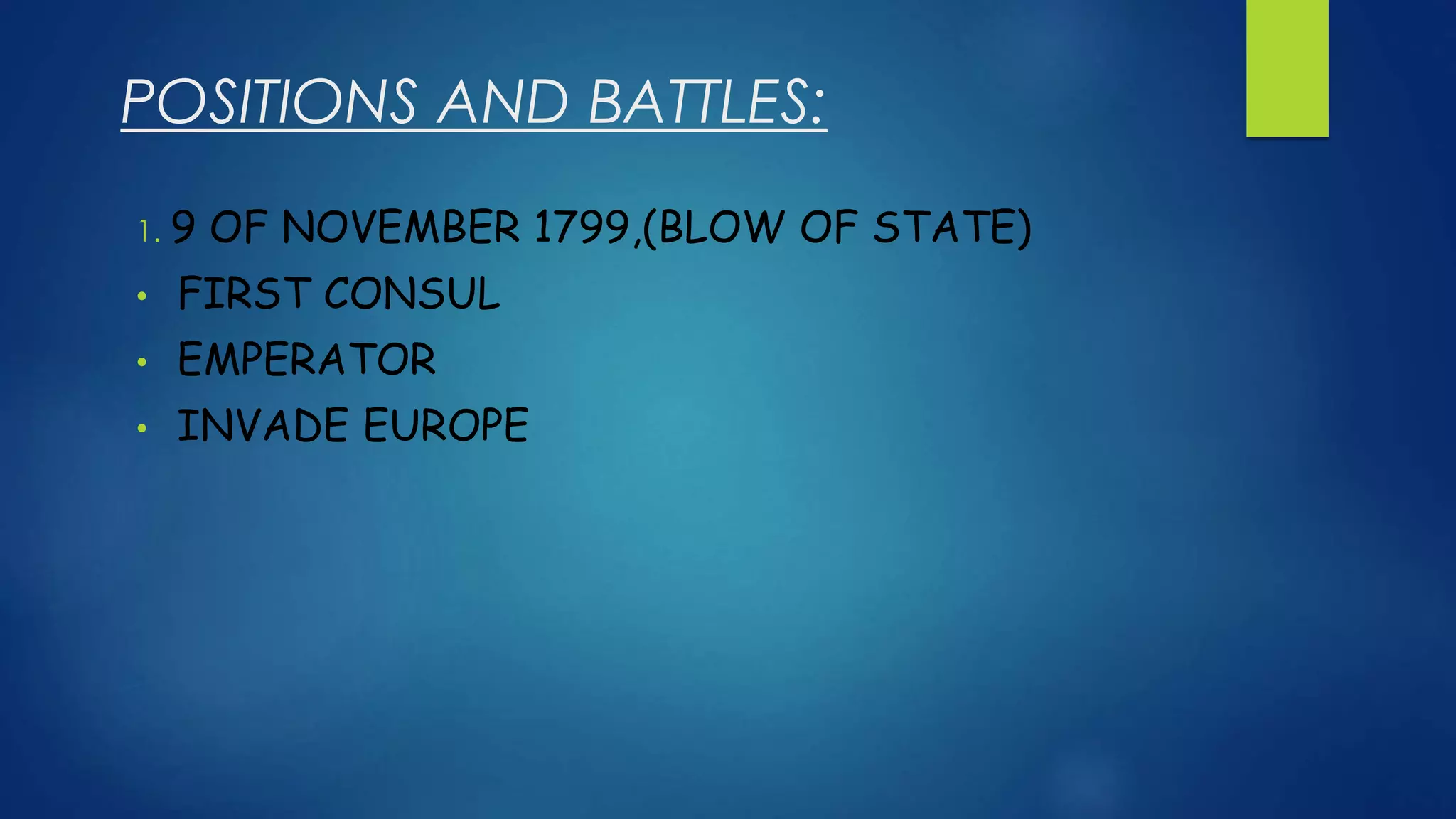 Napoleon Bonaparte | PPTX