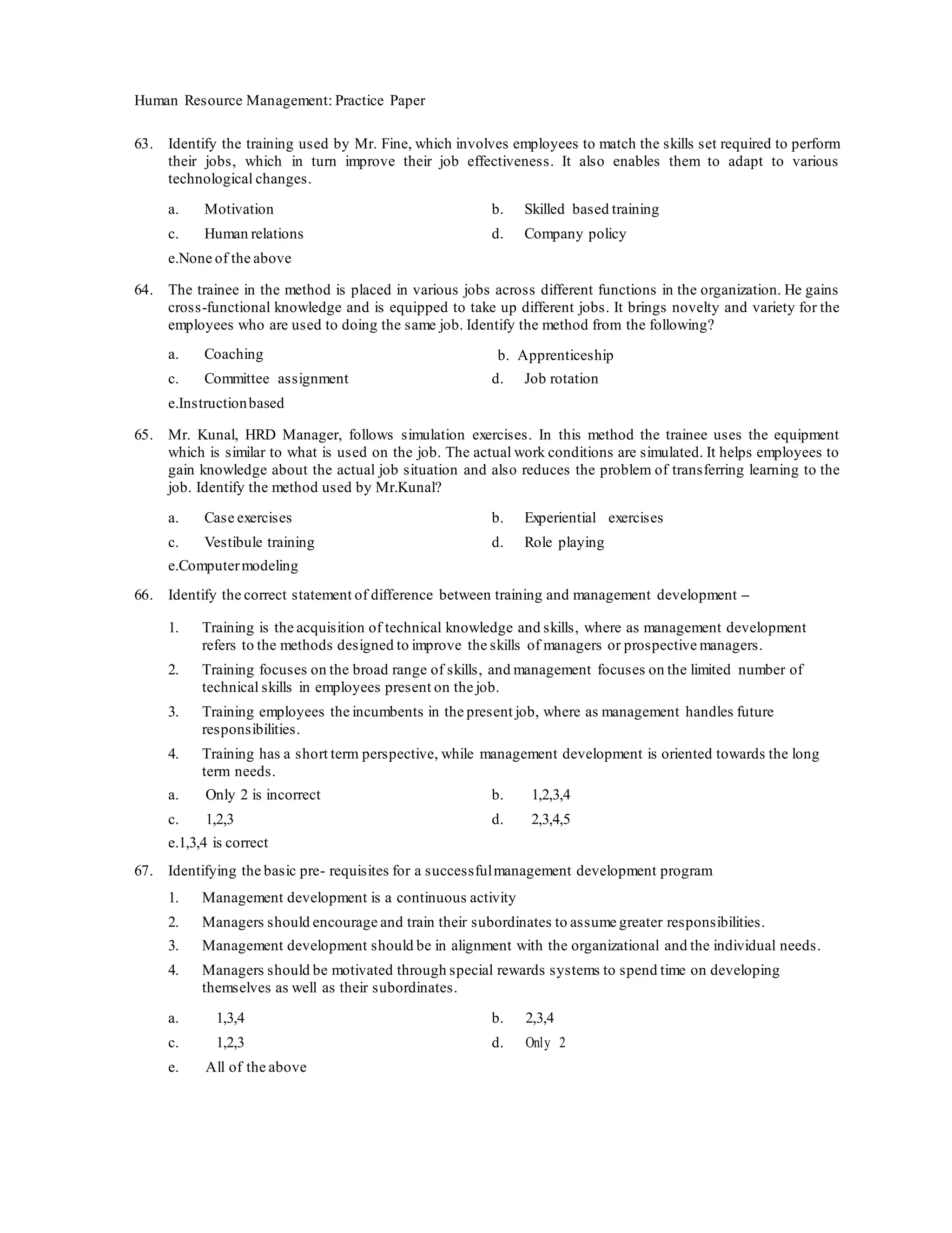 ICFAI Human Resource Management - Solved assignments and case study help | DOC | Human Resources ...