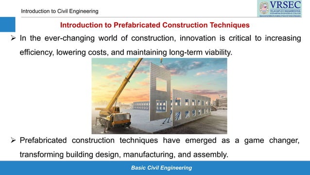 prefabricated construction techniques and methods | PPTX | Civil ...