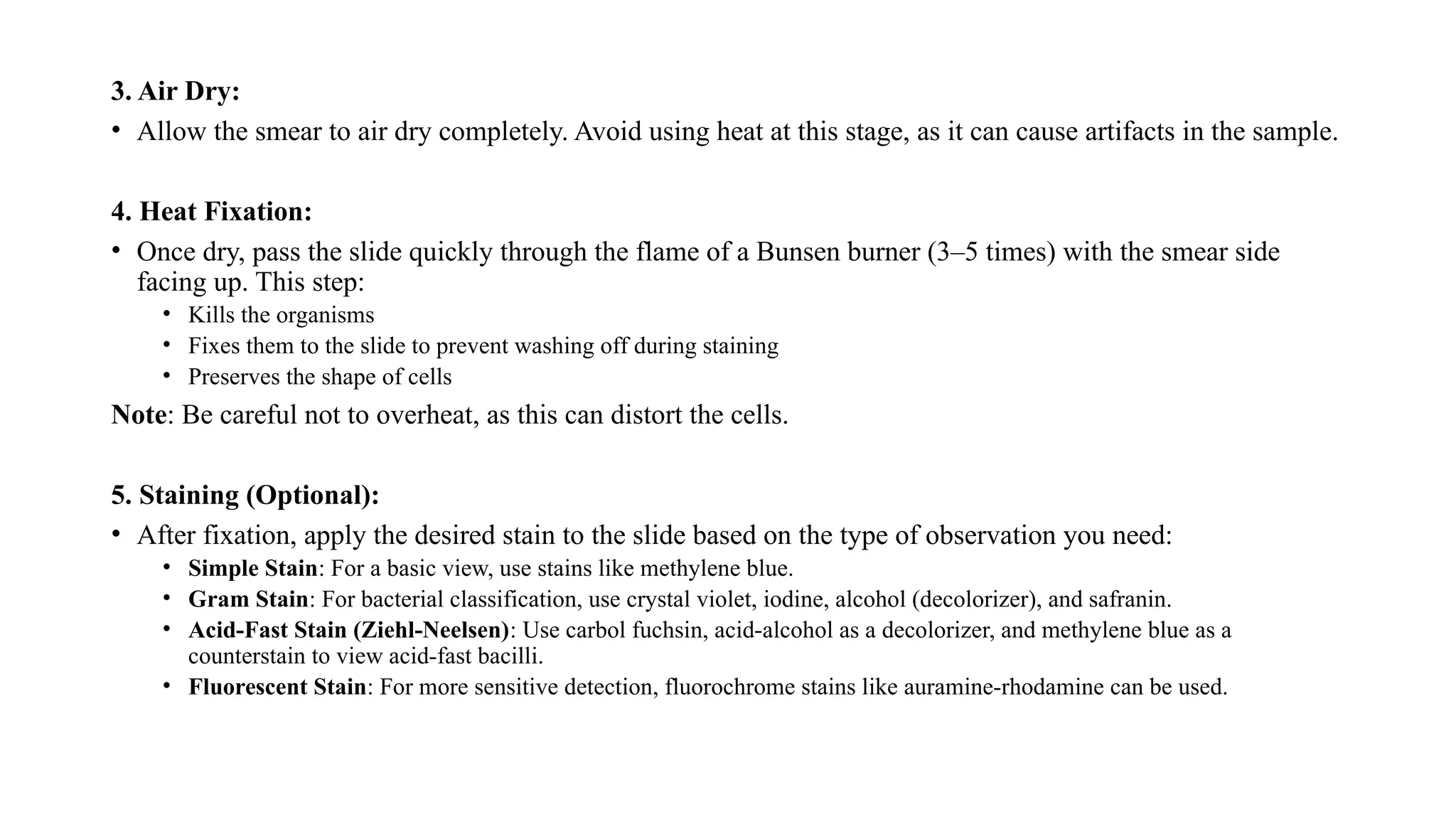 Preparation of Slide - Microbiology for Lab Technicians | PPTX