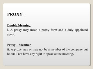 7 presentation meetings proxy and quorum etc 27[1].12.2007 2 | PPT