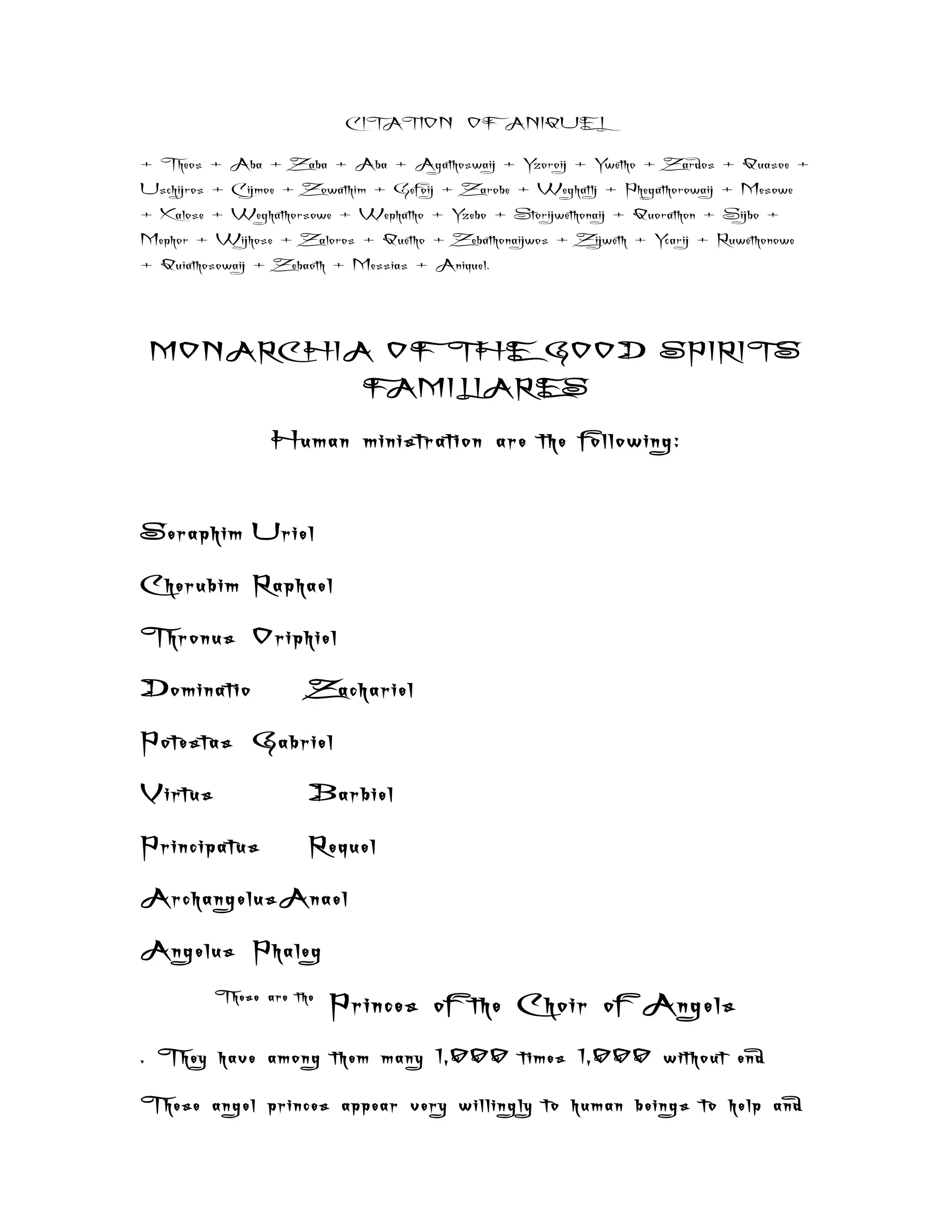 7 princes names and evocation | PDF