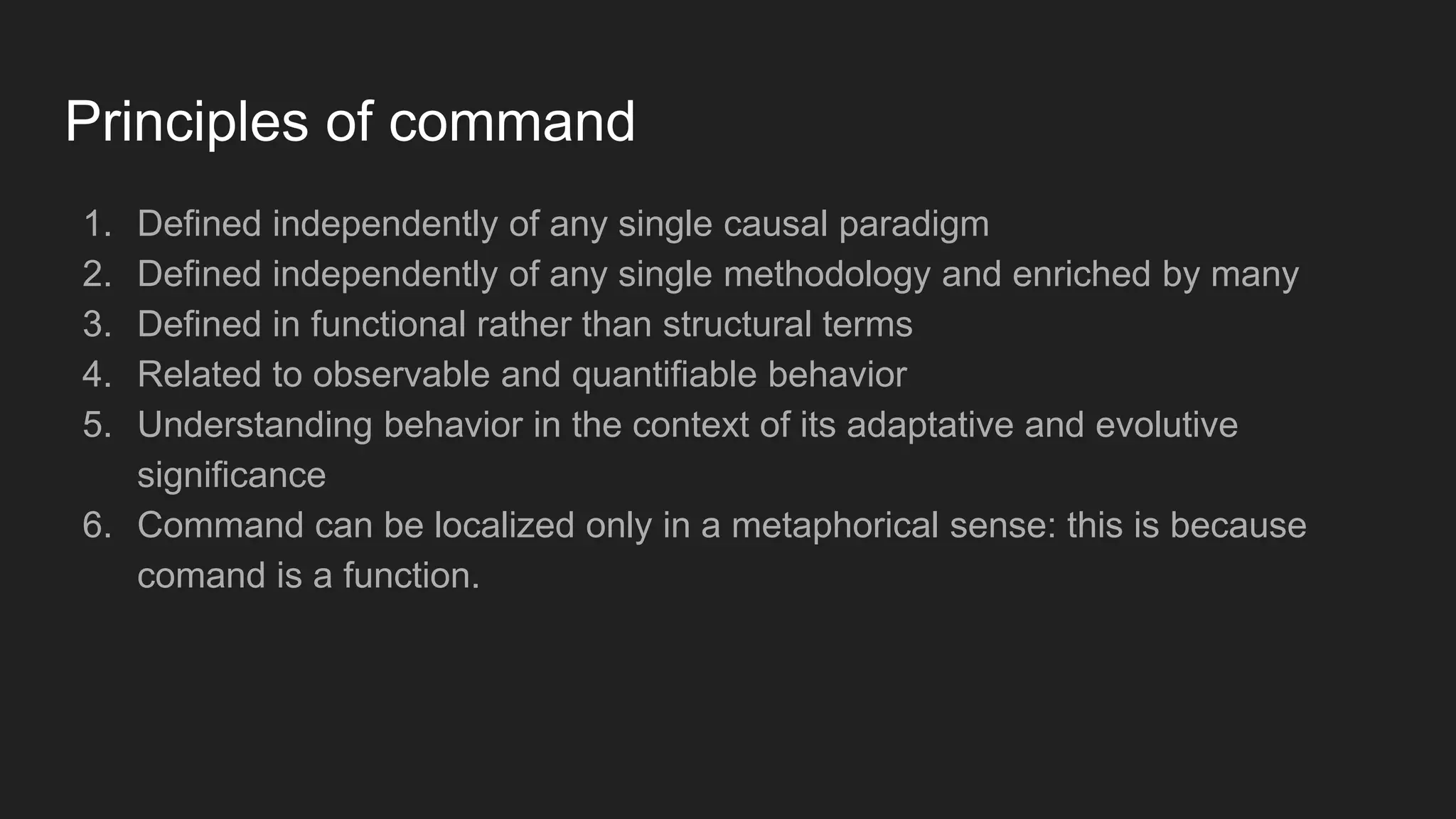 7 principles for command and the neural causation behavior.pptx