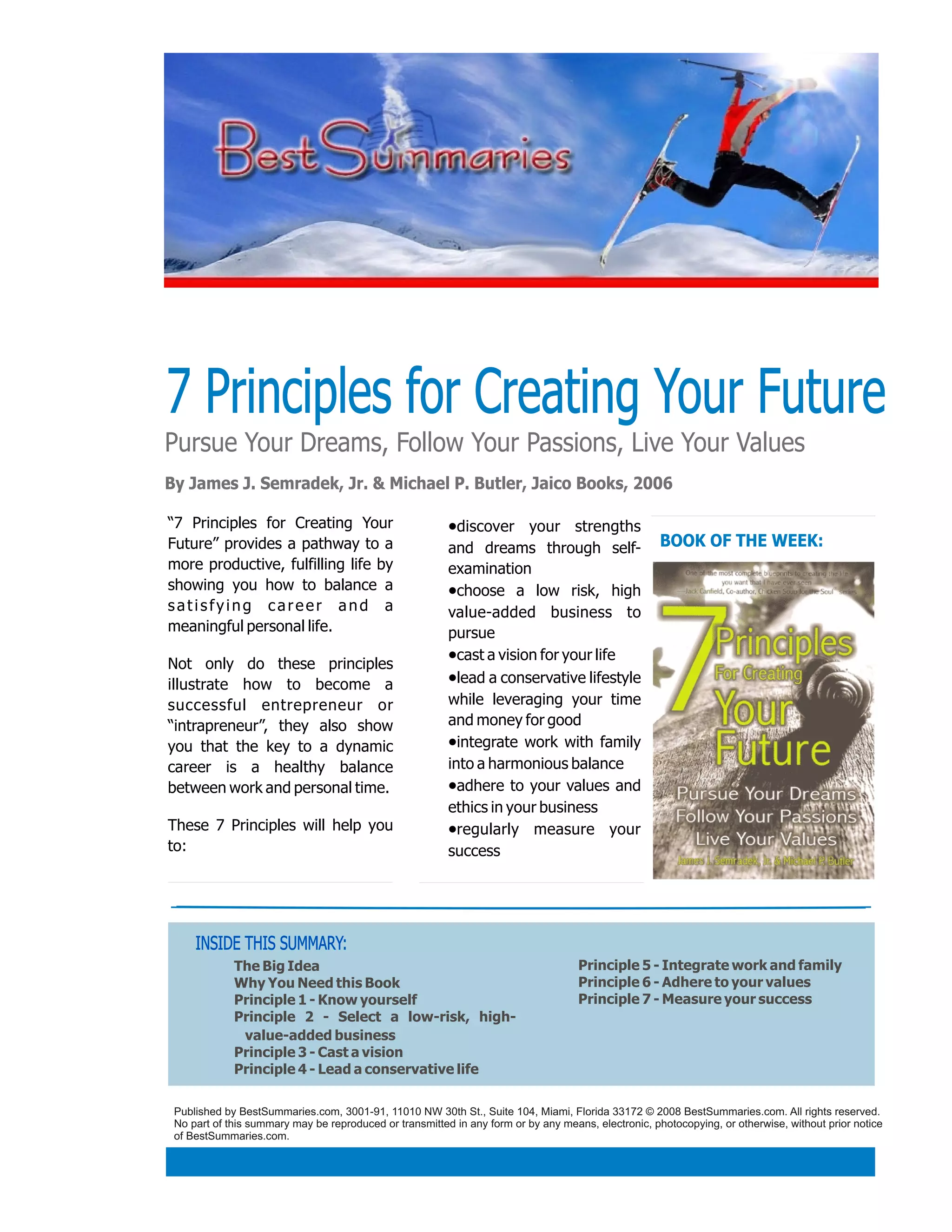 7 principles for creating your future | PDF