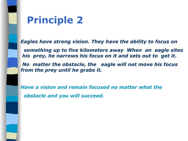 7 Principles Of An Eagle | PPS | Birds | Pets