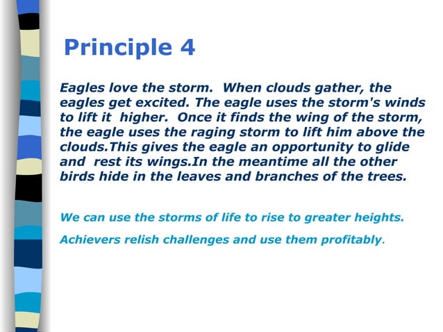 7 Principles Of An Eagle | PPS | Birds | Pets
