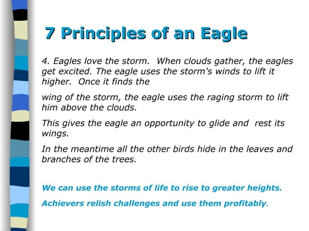 7principles Of An Eagle | PPT