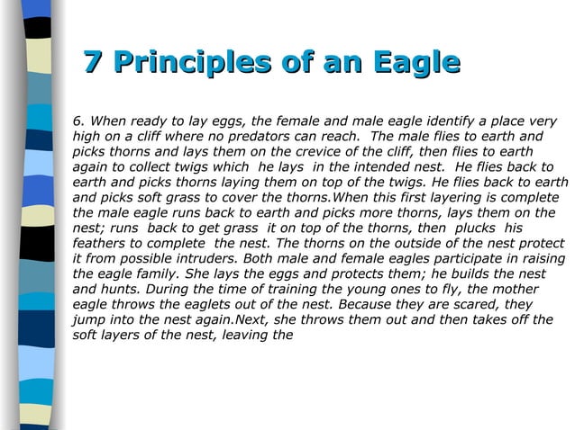 7principles Of An Eagle | PPS | Birdwatching | Hobbies & Interests