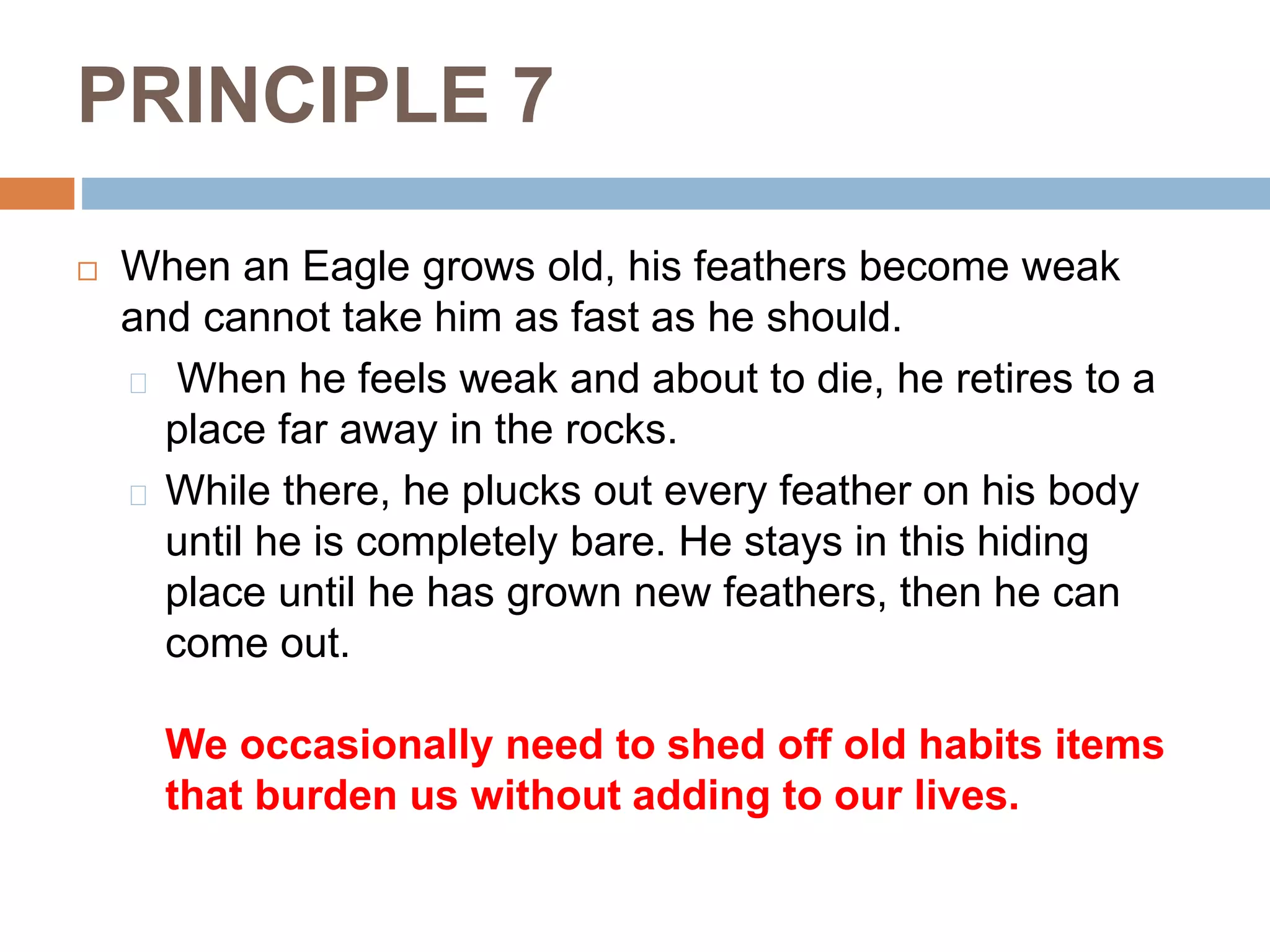 7 principles of eagles | PPTX
