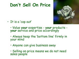 7 principles of professional salesmanship | PPT