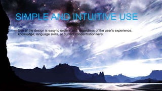 Seven Principles of Universal Design | PPTX