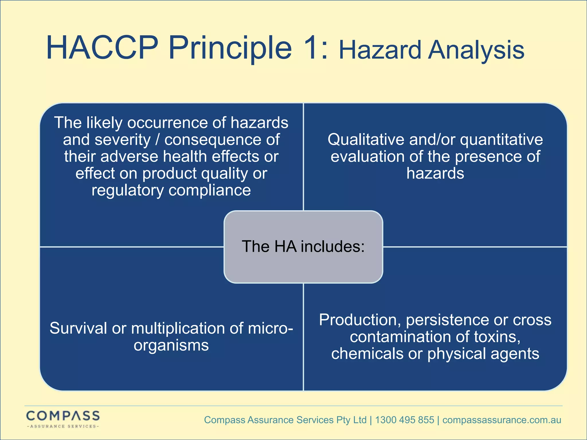 7 princples of haccp | PPTX