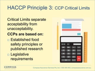 7 princples of haccp | PPTX