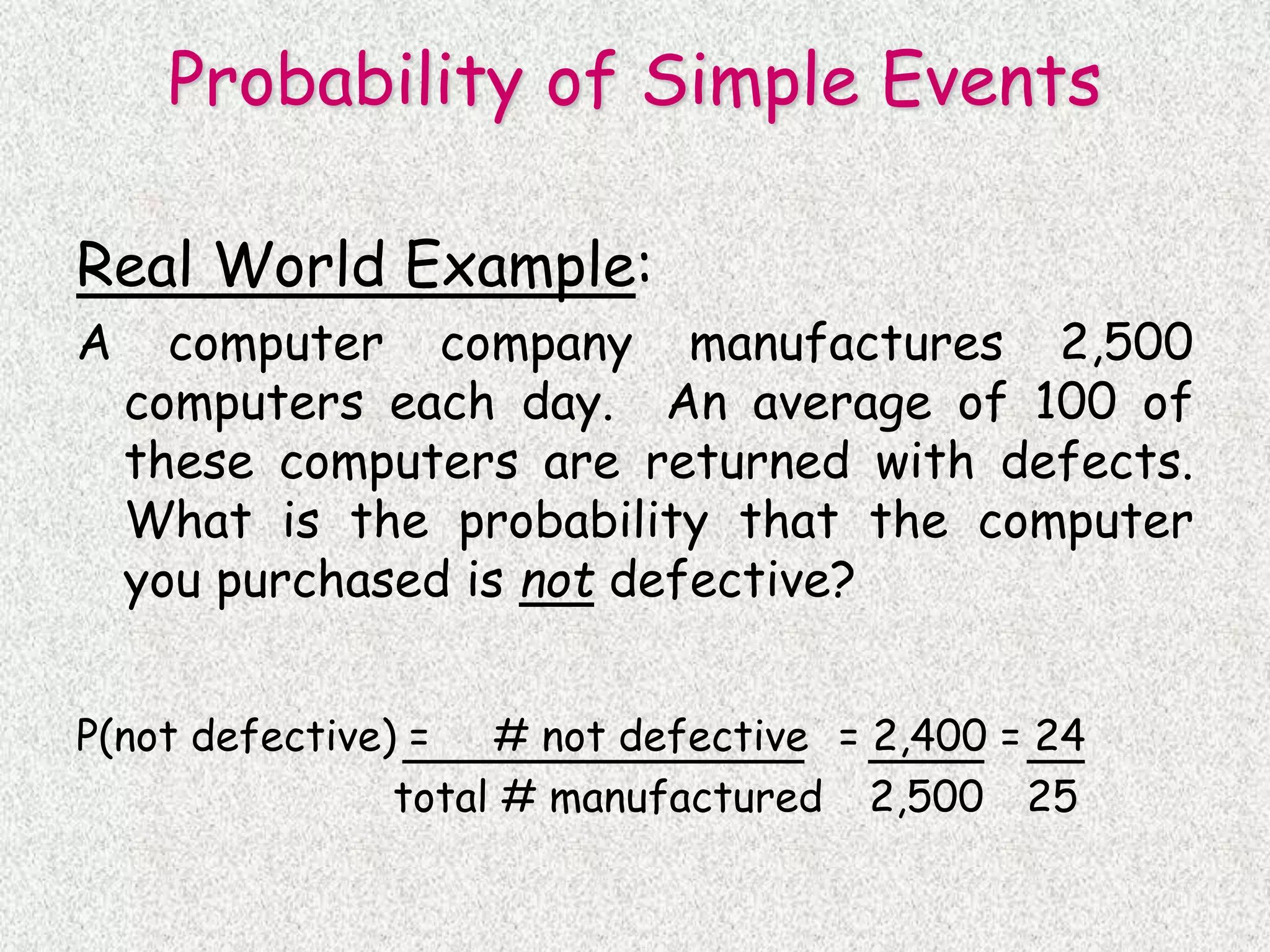 probability | PPT