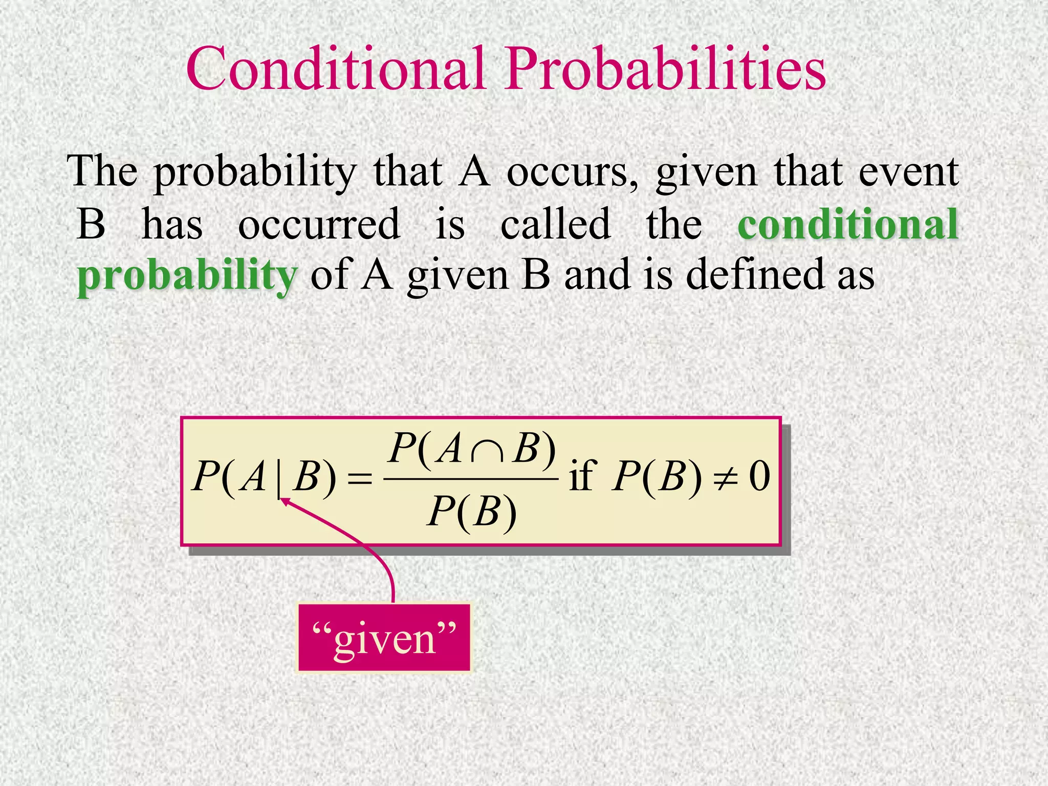 probability | PPT | Physics | Science