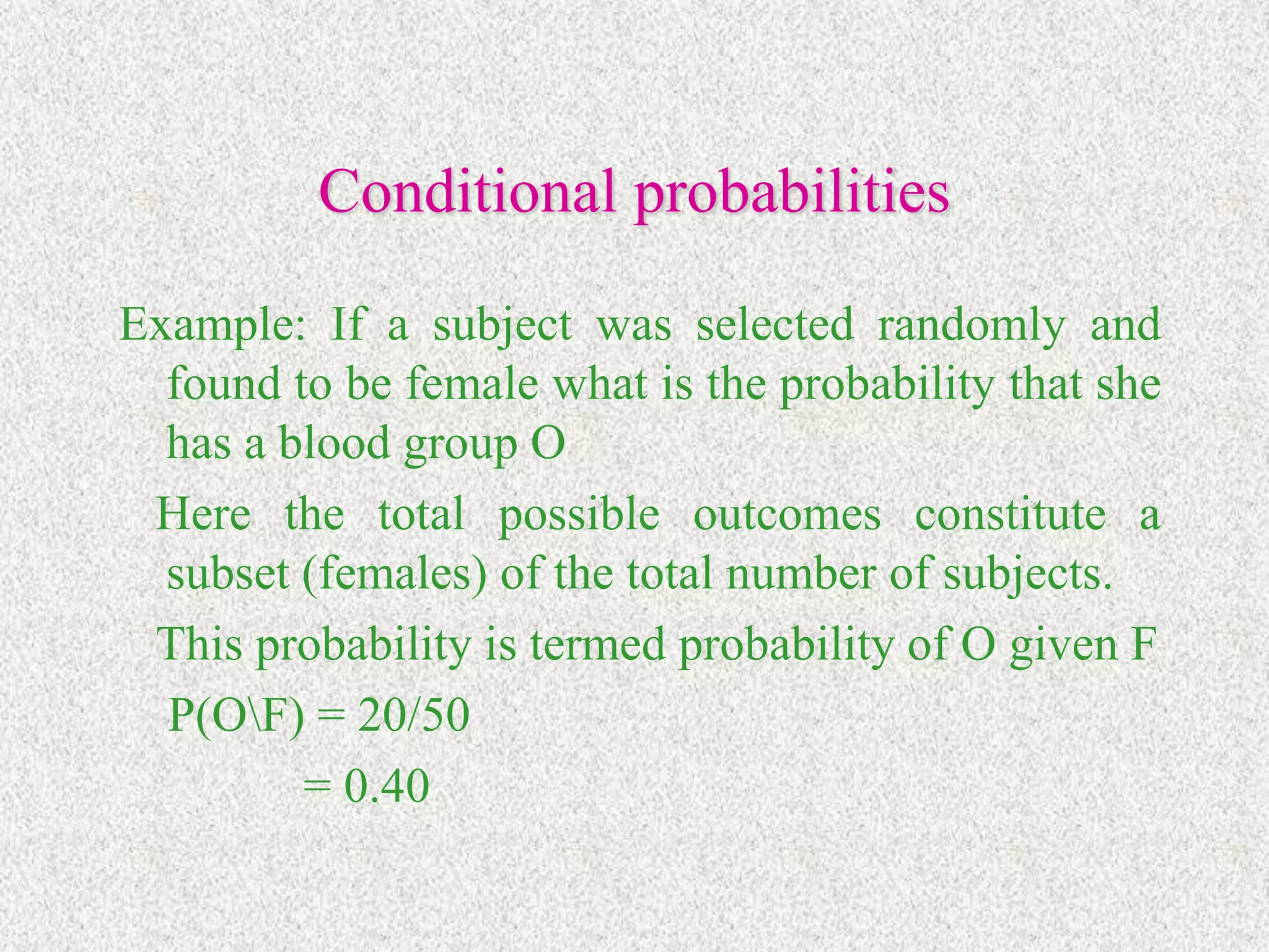 probability | PPT | Physics | Science