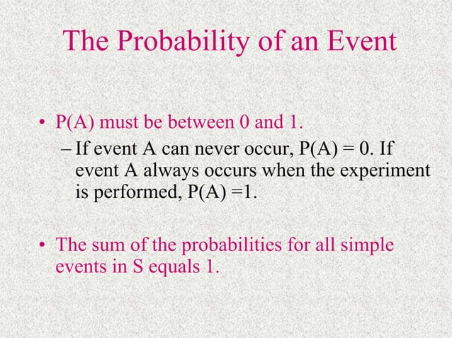probability | PPT | Physics | Science